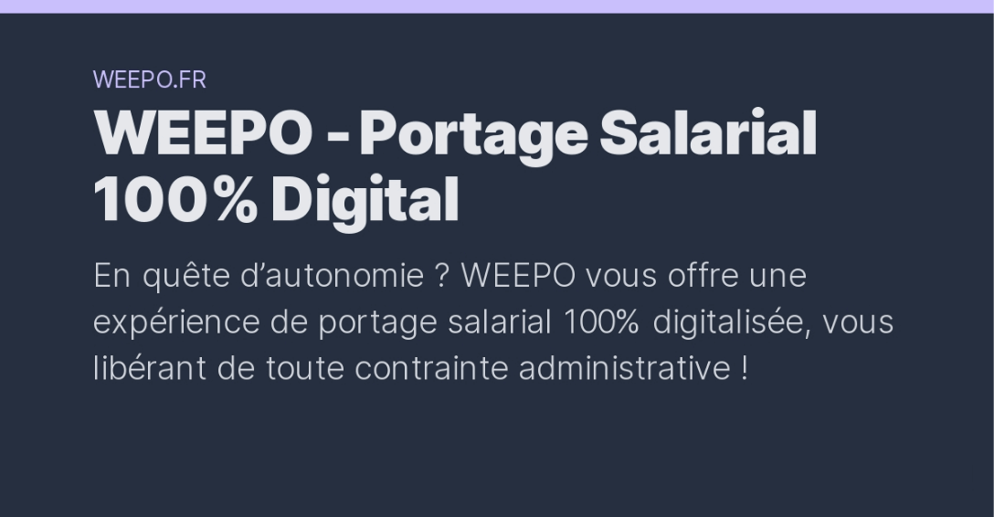 Comment choisir sa société de portage salarial... | Weepo